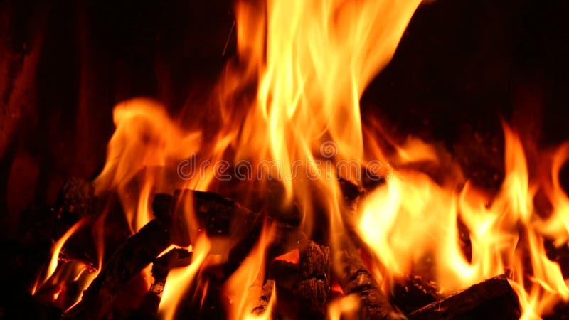 Stoking a Fire - Flames - Burning Stock Footage - Video of inferno ...