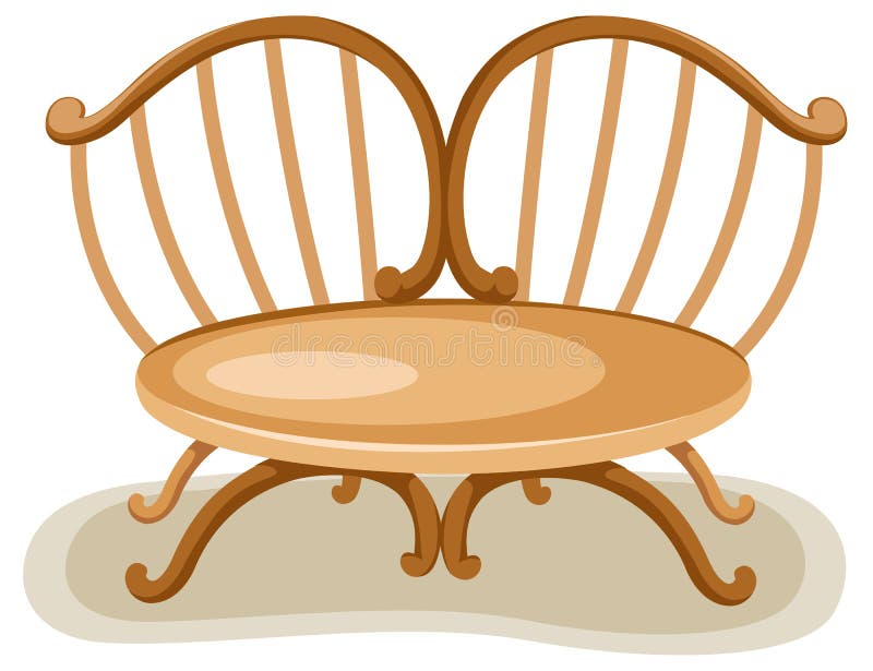 Stol vektor illustrationer. Illustration av placera, objekt - 13377146