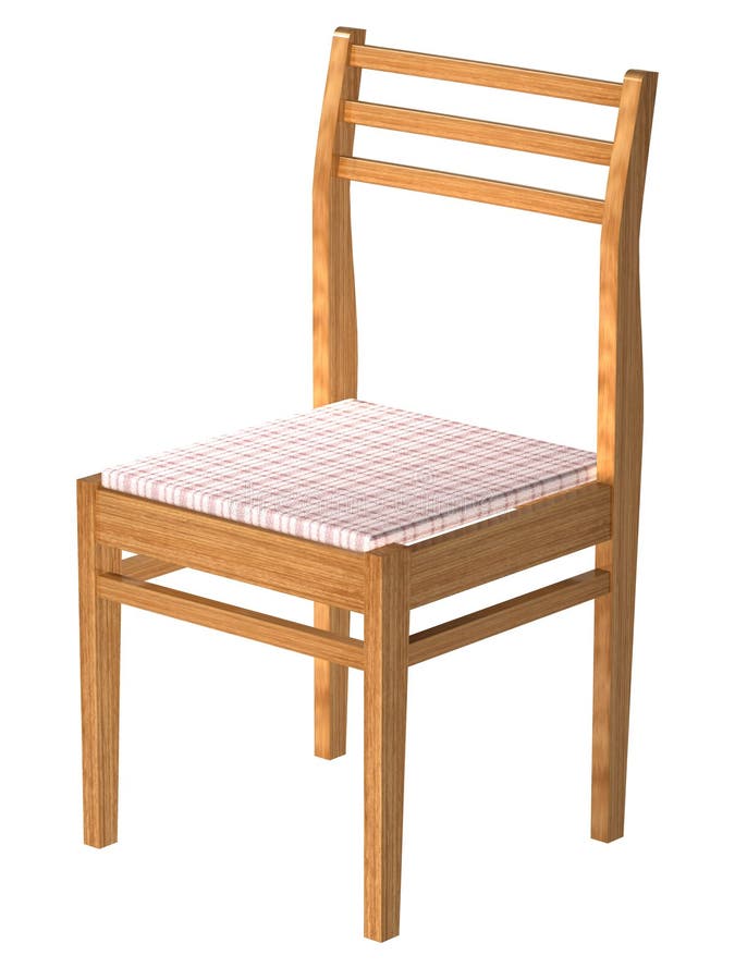 Stolsymbol, Tecknad Filmstil Stock Illustrationer - Illustration av ...