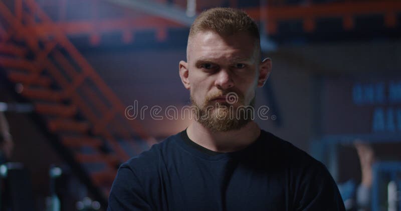 Stolid Young Man Looking at Camera Stock Footage - Video of confident ...