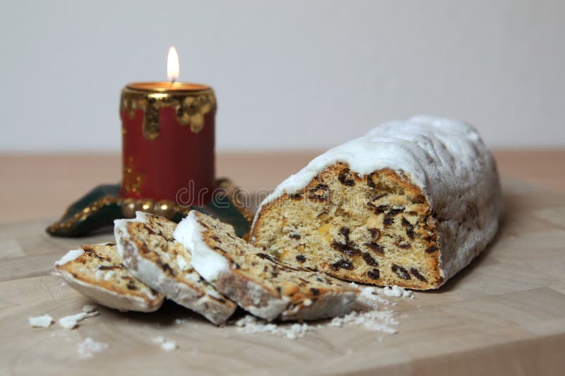 Stollen stock photo. Image of raisins, advent, traditional - 21551166