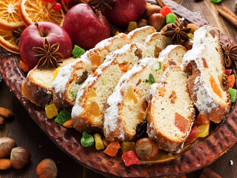 Stollen stock image. Image of apple, food, brown, holiday - 27603551
