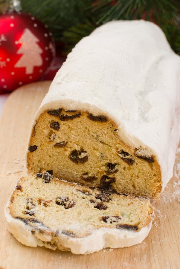 Stollen cake stock photo. Image of sweet, sultana, cake - 22043462