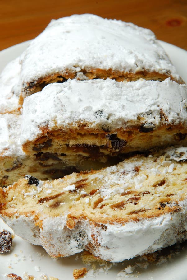 Stollen cake. stock photo. Image of appetite, cake, taste - 3542546