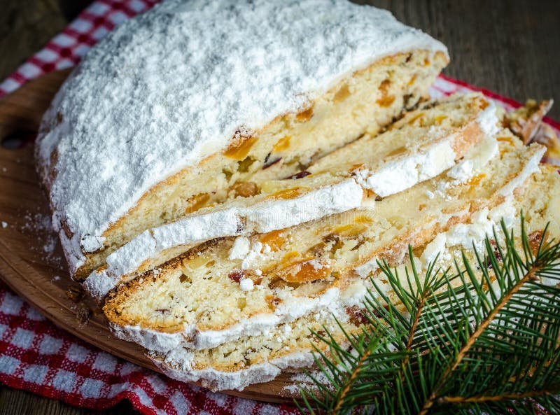 Traditional Dresdner German Christmas Cake Stollen with Raising ...