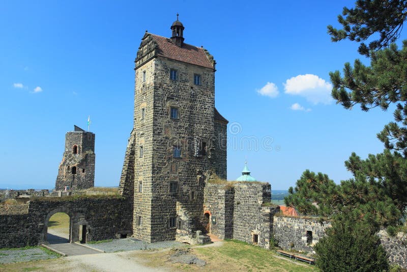 Stolpen Castle, Saxony, Germany Stock Photo - Image of roman, sunny ...