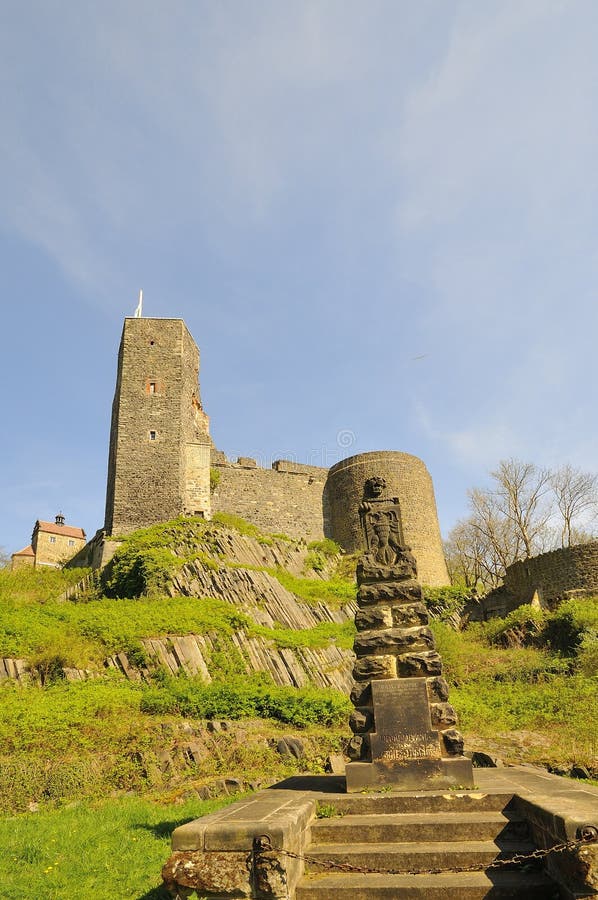 Stolpen stock photo. Image of destination, castle, basalt - 53567426