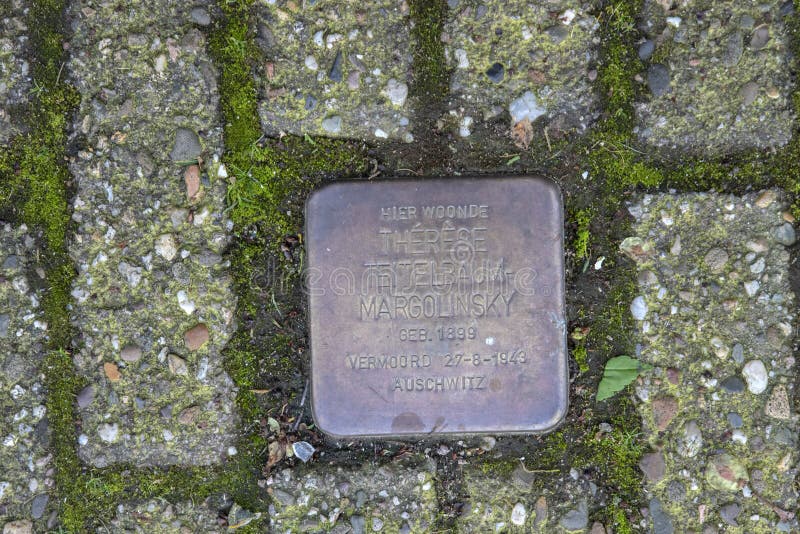 Stolperstein Memorial Stone from Therese Teitelbaum-Margolinsky at ...