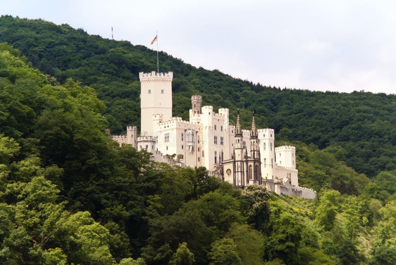 Stolzenfels Castle at the River Rhine Stock Photo - Image of rheinsteig ...