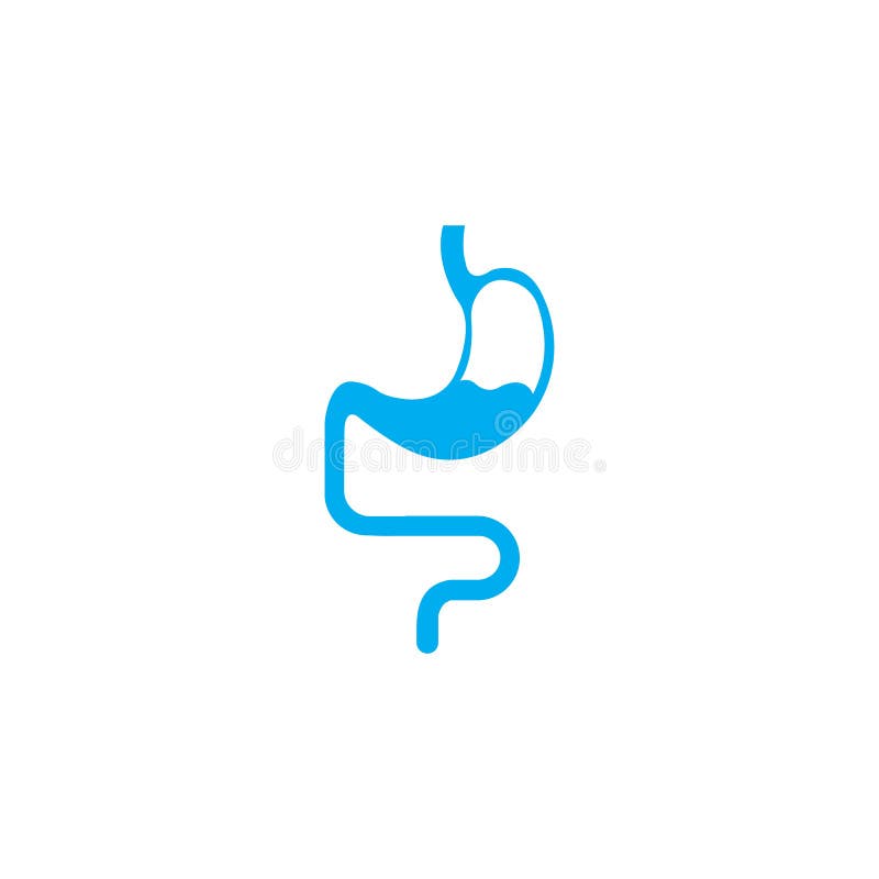 Stomach Icon Vector Illustration Template Stock Vector - Illustration ...