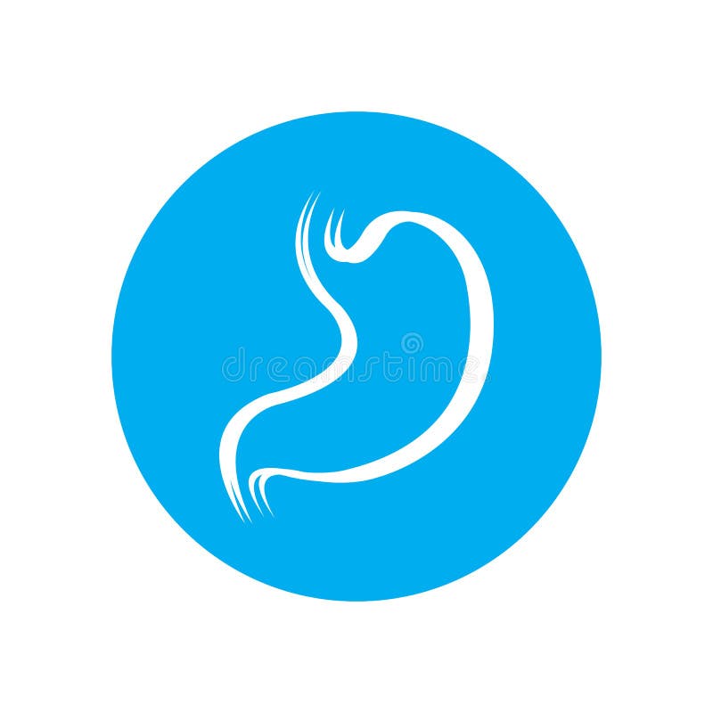 Stomach Icon Vector Illustration Template Stock Vector - Illustration ...