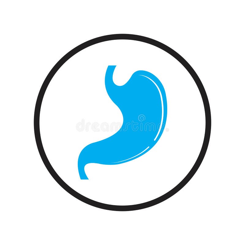 Stomach Icon Vector Illustration Template Stock Vector - Illustration ...