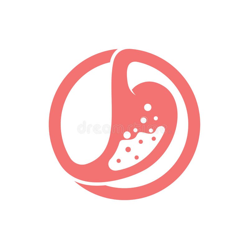 Stomach logo icon stock vector. Illustration of human - 265735668
