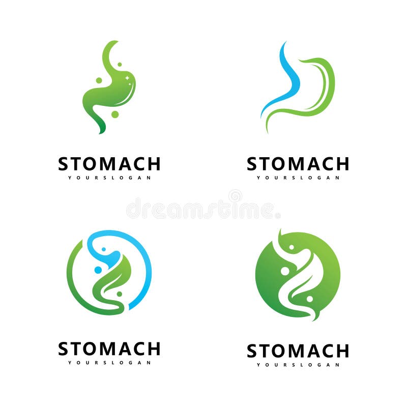 Stomach Logo Vector Design Template Stock Vector - Illustration of logo ...