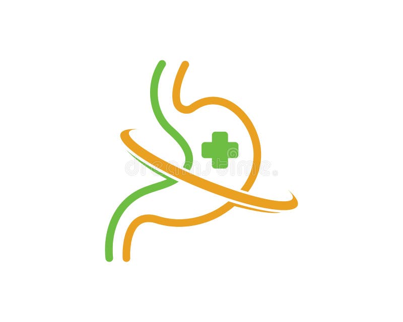 Stomach Vector Illustration Design Stock Vector - Illustration of pain ...