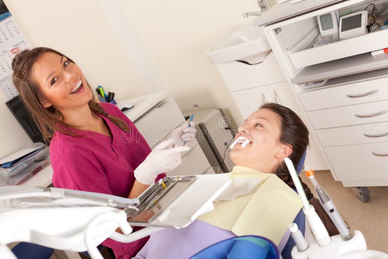 Stomatology is Fun: Making Laugh Together Stock Image - Image of ...