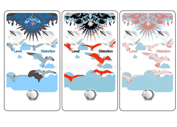 Stomp box design stock vector. Illustration of effect - 153996730