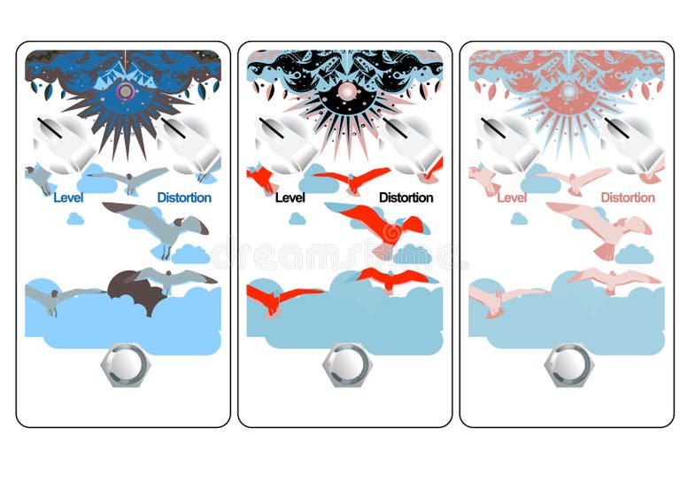 Stomp box design stock vector. Illustration of effect - 153996730