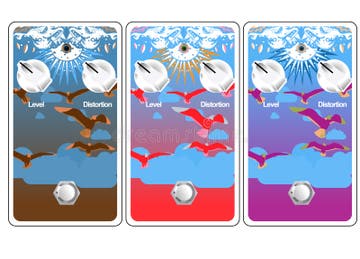 Stomp box design stock vector. Illustration of icon - 153997032