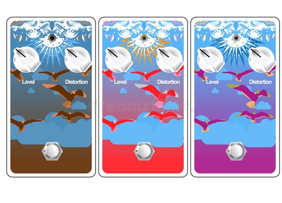 Stomp box design stock vector. Illustration of icon - 153997032