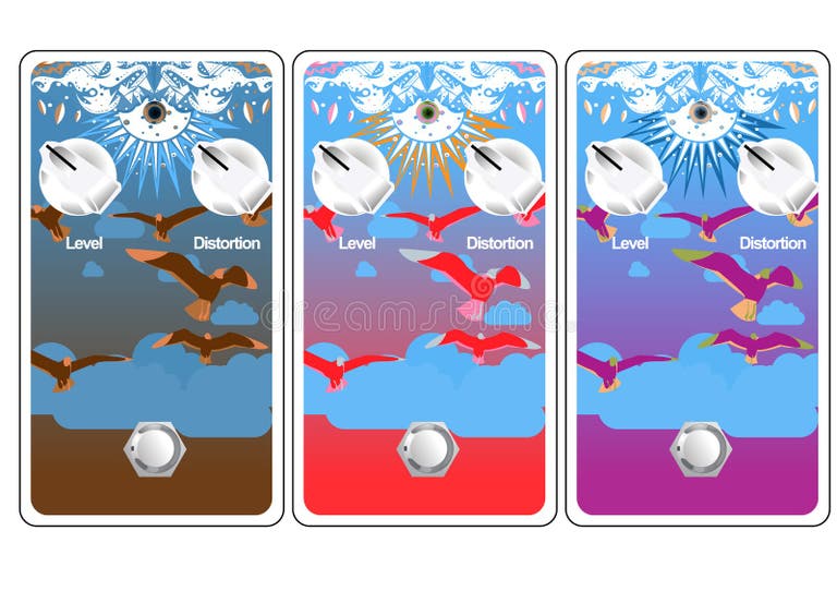 Stomp box design stock vector. Illustration of icon - 153997032