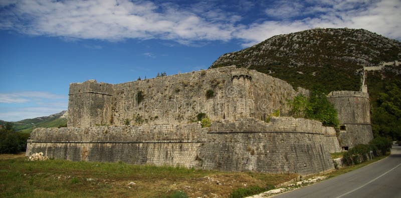 Ston 19 stock image. Image of castel, fortress, tower - 3656087
