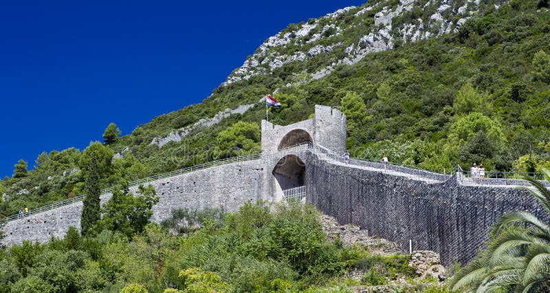 Ston stock photo. Image of architecture, basin, hills - 22478128