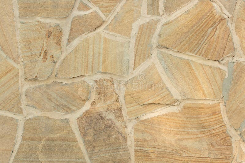 Stone Abstract Yellow Pattern Floor Tile Wall Texture Rough Background ...