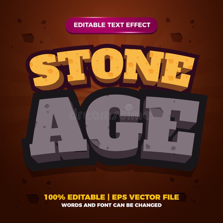 Stone Age Fonts Stock Illustrations – 5 Stone Age Fonts Stock ...