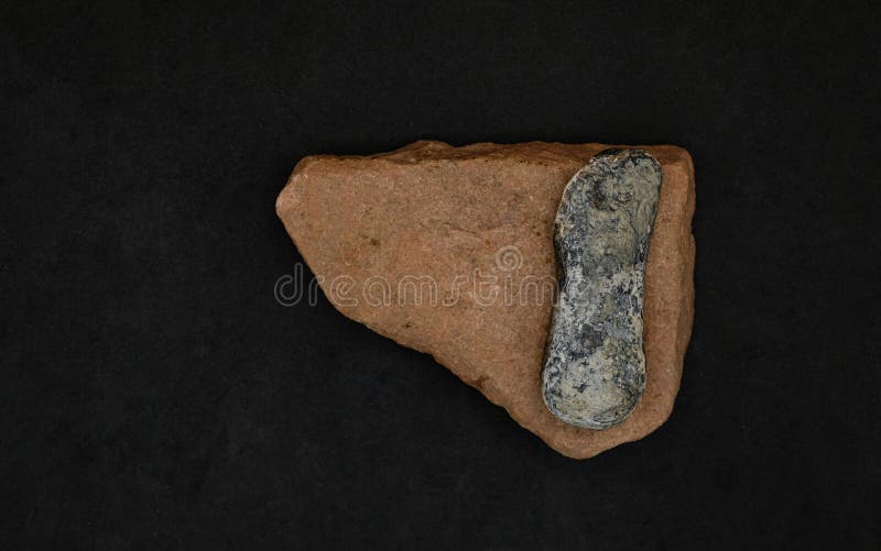 Stone Age Knife. Primitive Stone Tool. Stock Image - Image of primitive ...