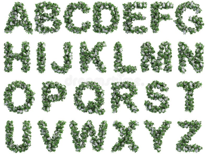 Ivy font stock illustration. Illustration of leaf, deesign - 5635699