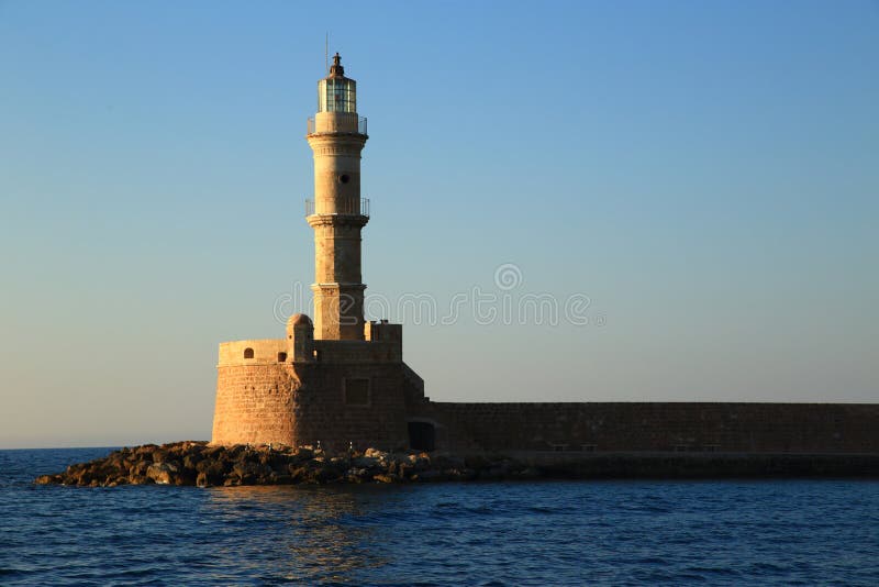 Stone Ancient Lighthouse Closeup Stock Image - Image of ancient, europe ...