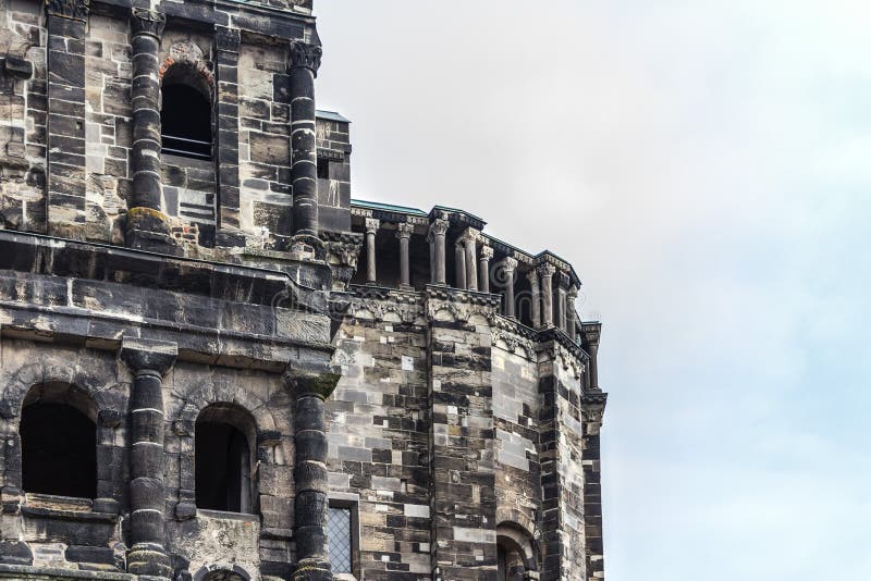 Stone of Ancient Roman Gate Porta Nigra, Trier Stock Photo - Image of ...
