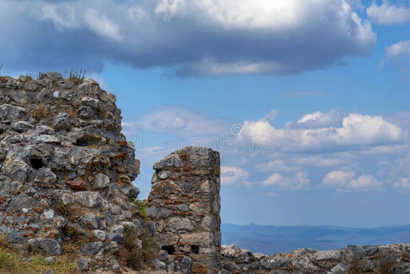 Stone Ancient Ruins Closeup Stock Photo - Image of blank, clouds: 139812470