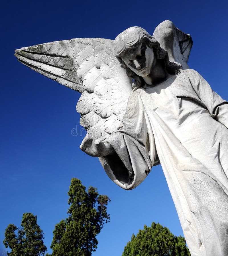Stone Angel stock photo. Image of angel, carving, wings - 4693190