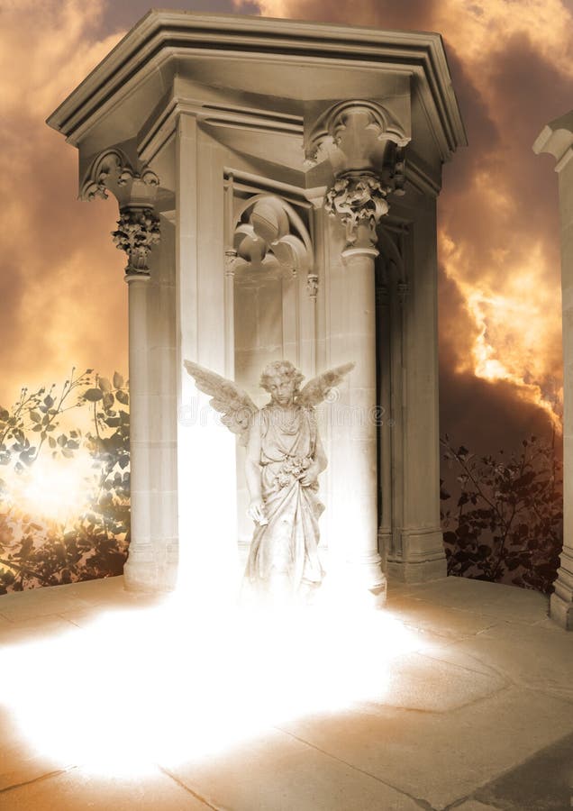 Stone angel appearance stock photo. Image of christian - 29635446
