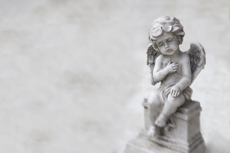 Stone angel, white space stock photo. Image of sign, religion - 84171596