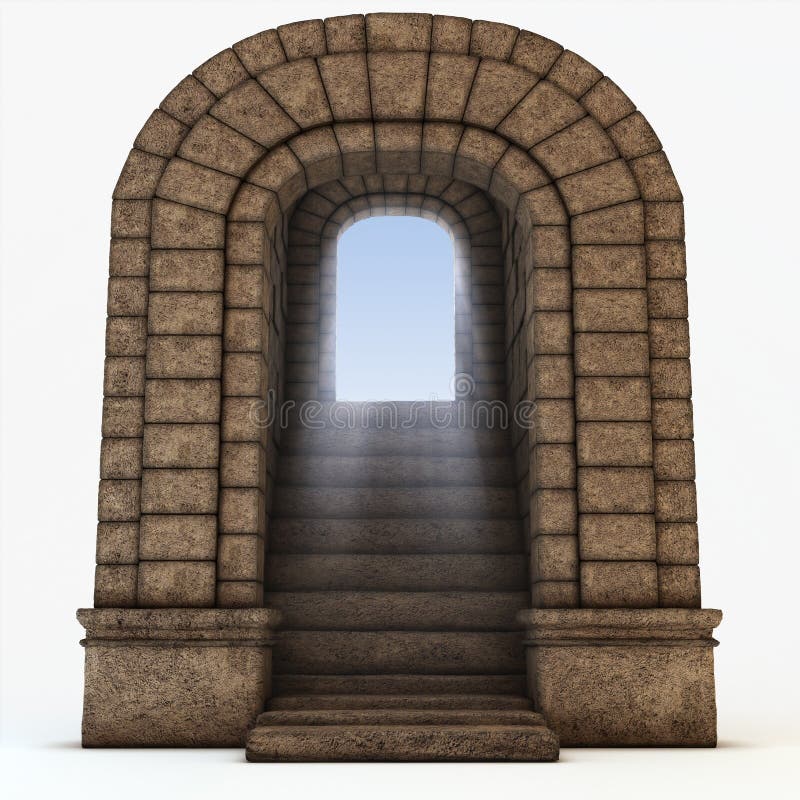 Mysterious portal stock illustration. Illustration of access - 34242611