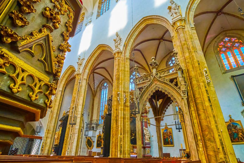 The Stone Arcade with Baroque Styled Arches with Triangular Sections of ...