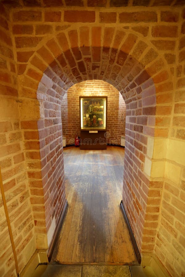 Stone Arch As an Element of the Interior Stock Image - Image of indoor ...