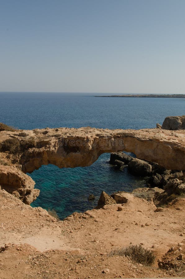 Stone Arch stock photo. Image of seacoast, mediterranean - 61778182