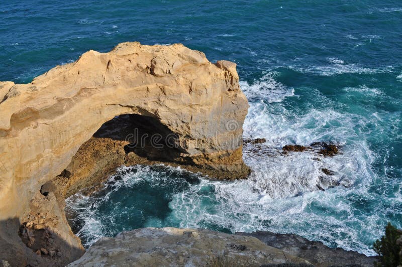 Stone Arch. Famous Rock Formations. Great Ocean Ro Stock Photo - Image ...