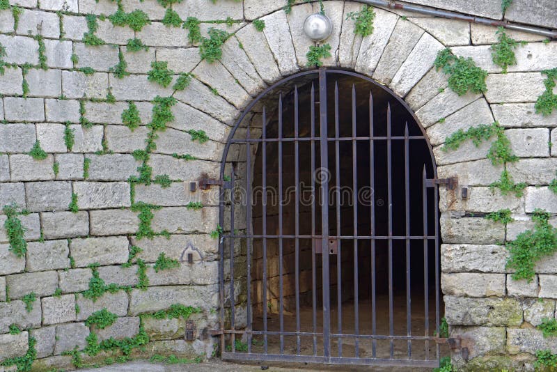 Stone arch gate stock photo. Image of closed, architecture - 81209176