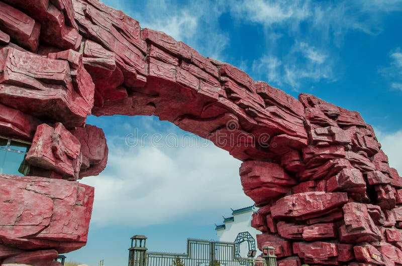 Stone arch stock image. Image of opening, arch, look - 46345629