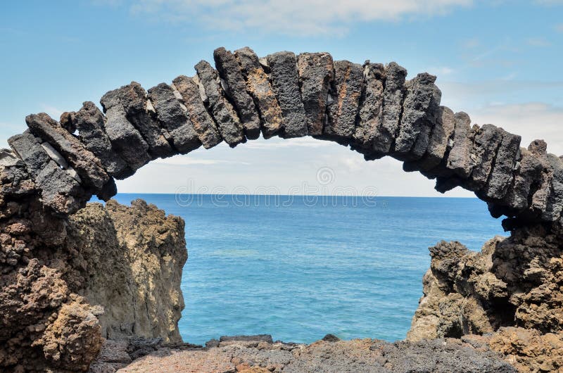 Stone Arch Window stock photo. Image of klippe, curve - 43699622