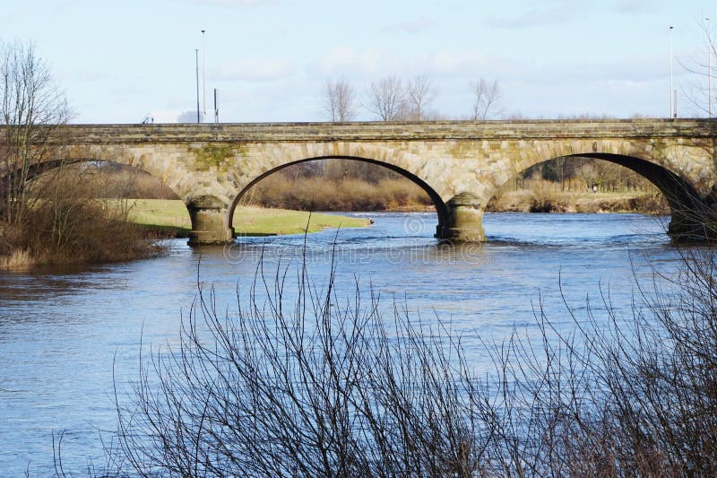 Stone arched bridge stock image. Image of spanning, arched - 110443139
