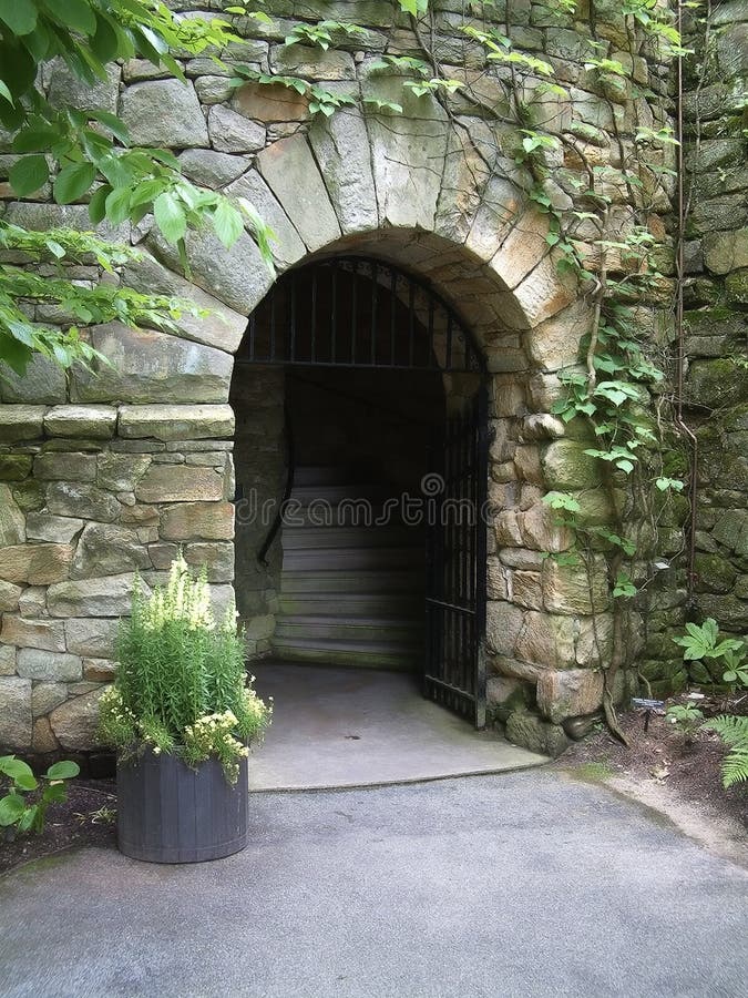 Stone archway editorial stock image. Image of dark, tower - 22704