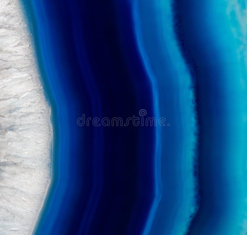 Stone Background of Blue Agate Crystal Stock Image - Image of texture ...