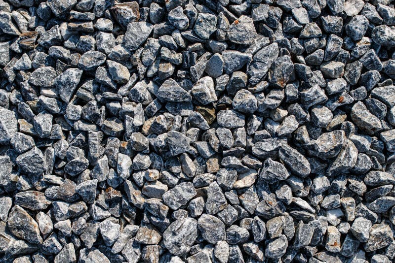 Crushed Stone Texture, Railway Ballast Background Stock Image - Image ...