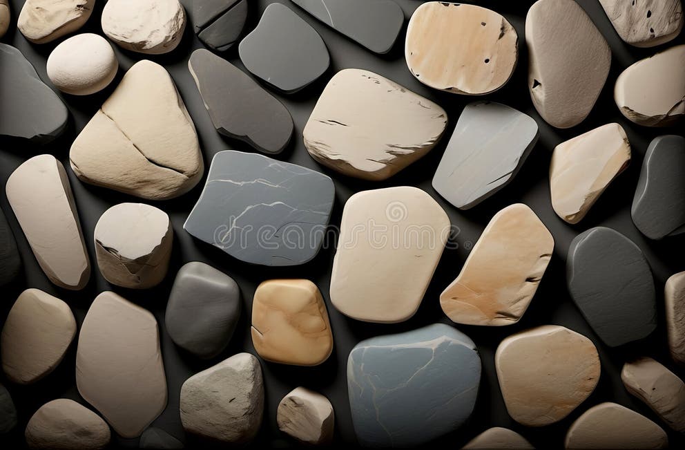 A Stone Background with Stone for Design and Texture Stock Illustration ...